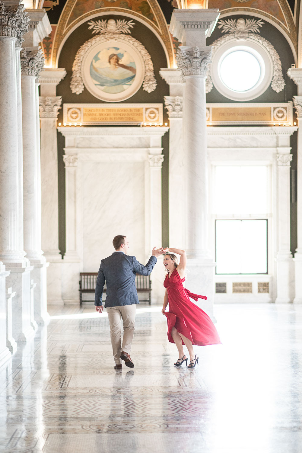 Library of Congress Engagement Photos - Nick Hanyok Imaging
